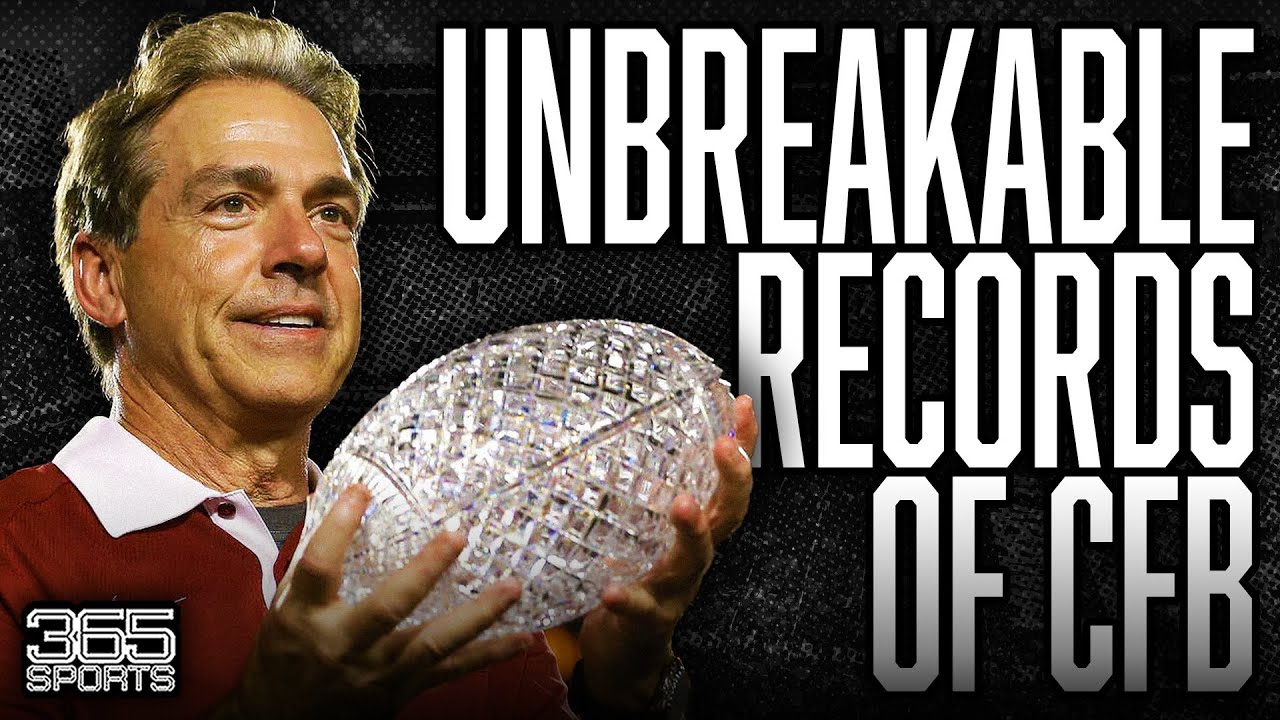 What Is the Most Unbreakable Record in College Football | Smoak Stack - YouTube