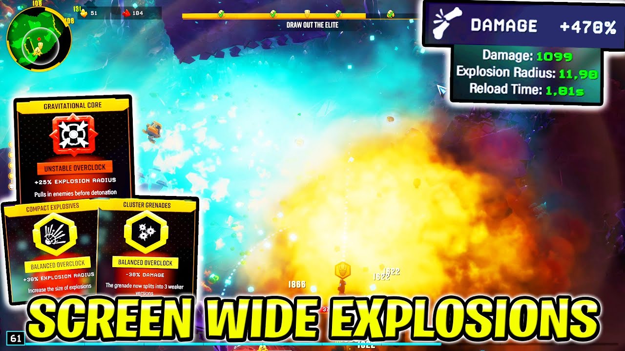 Maxed Out Cryo Grenade with Insane Explosion Radius in Deep Rock ...