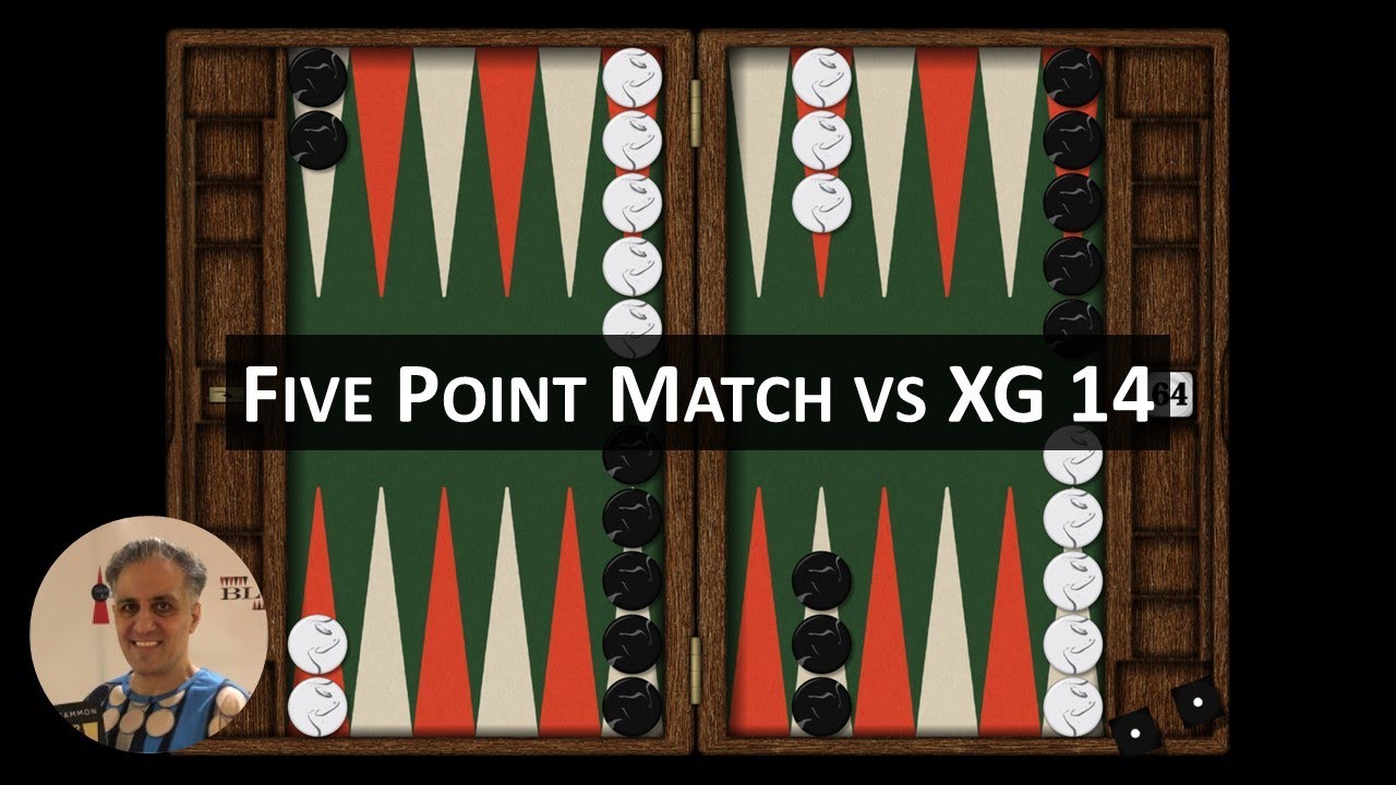 Five Point Backgammon Match vs XG 14 - YouTube