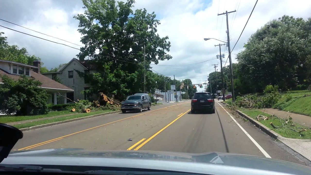 Spring Hill, TN storm damage June 7 - YouTube