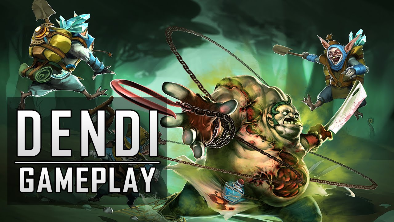 Dendi (Pudge) Gameplay Dota 2 MMR - YouTube