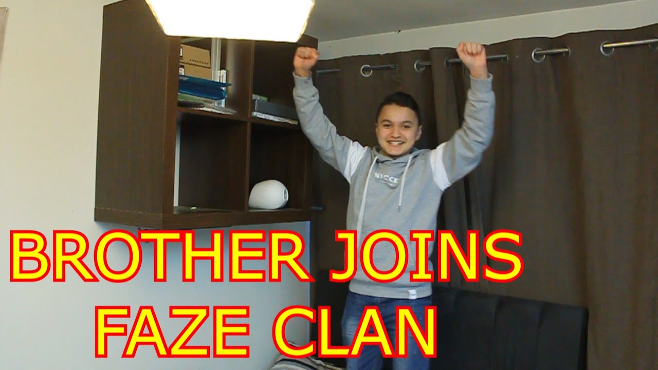 MY BROTHER JOINED FAZE CLAN - YouTube