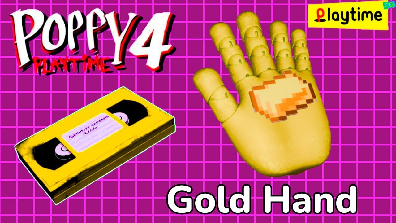 Gold Hand VHS Tape Tutorial Poppy Playtime Chapter 4 - YouTube
