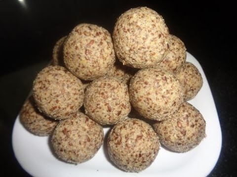 Alsi Pinni Recipe - Alsi ke laddu Recipe - Flaxseeds laddoo - alsi ke ...