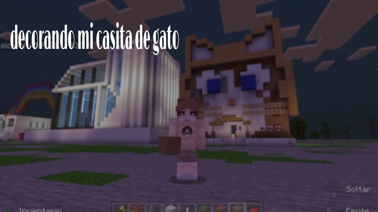 decorando mi casa michi en Minecraft 🐈 - YouTube