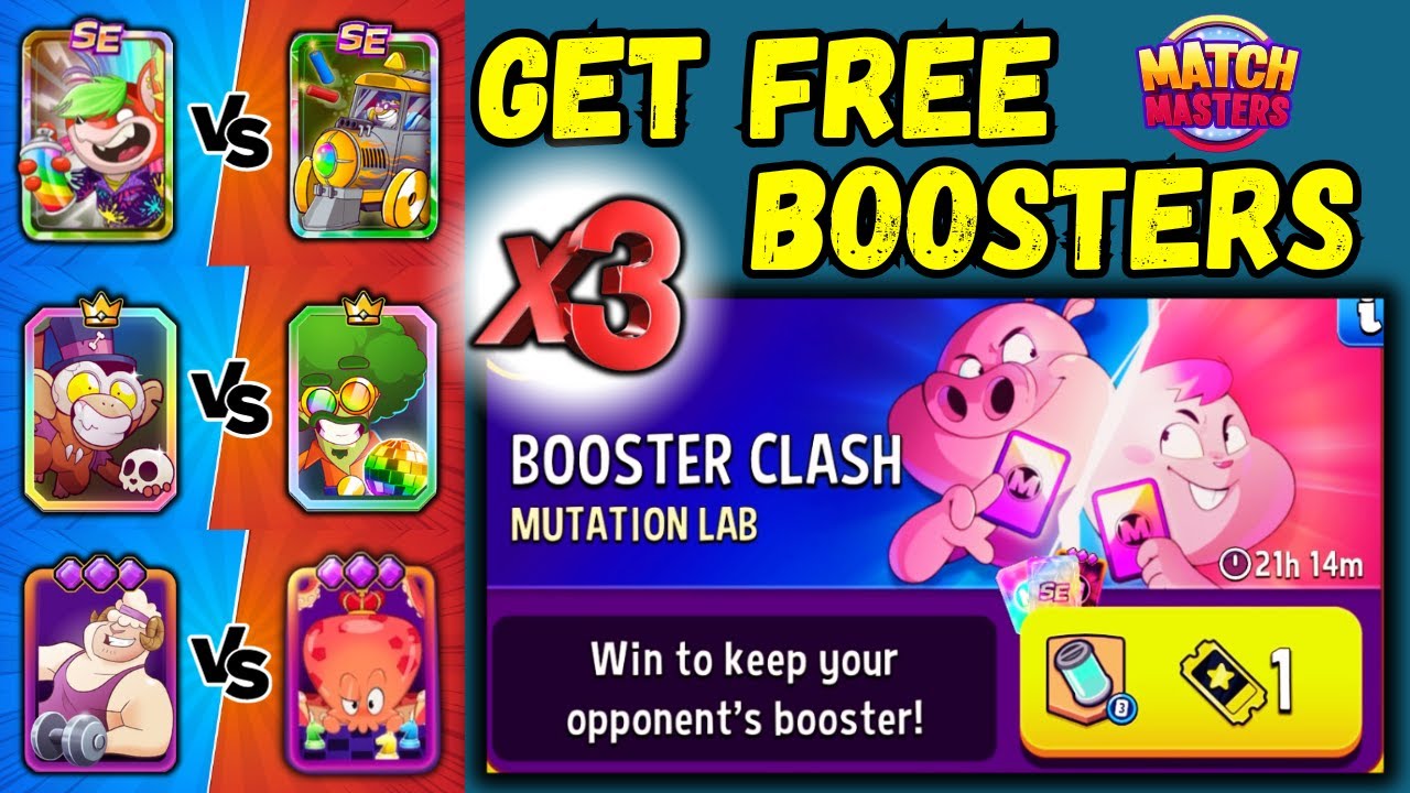 BOOSTER CLASH Mutation Lab! Free Special Edition, Legendary and Diamond ...