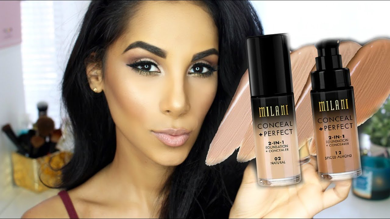 Review And Swatches Of Milani 2-in-1 Foundation Concealer, 48% OFF