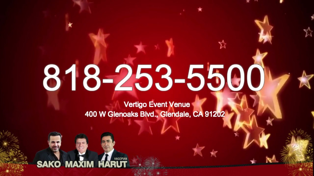 SAKO, MAXIM, & HAROUT HAGOPIAN NYE GALA 2017 DECEMBER 31ST 2016 - YouTube
