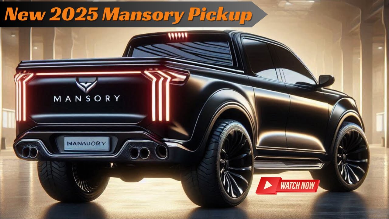 Incredible !! New 2025 Mansory Pickup Official unveiled | Detail ...