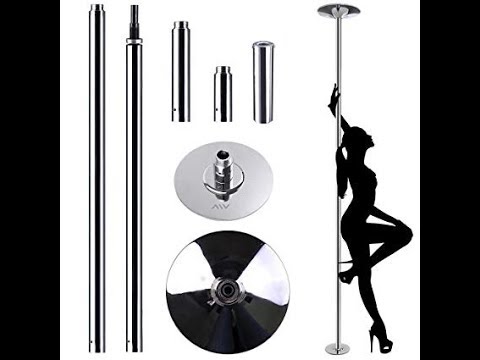 How To Set Up AIV Portable Dance Pole From Amazon! - YouTube