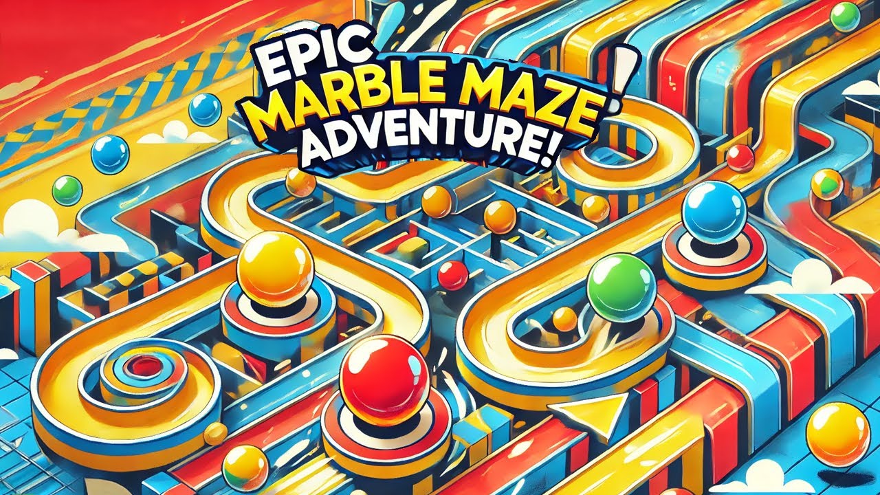 Epic Marble Maze Adventure! Watch the Marbles Race Through Crazy Twists ...