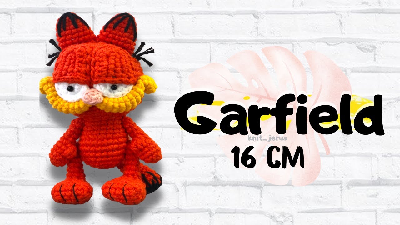Garfield amigurumi - YouTube