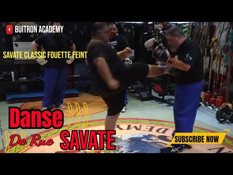 Buitron Academy: Savate Classic Fouette Feint - YouTube