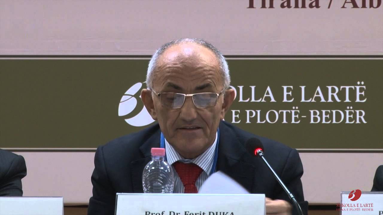 Prof.Dr. Ferit Duka, European University of Tirana - YouTube