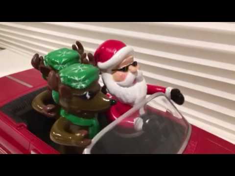 Gemmy Industries Low Rider Santa and His Polar Posse - YouTube