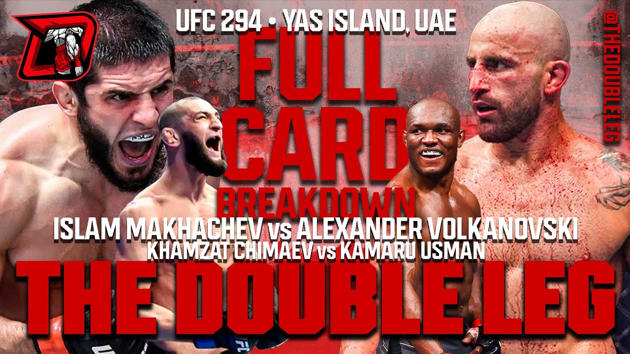 UFC 294 Makhachev vs. Volkanovski 2 Full Card Breakdown - The Double ...