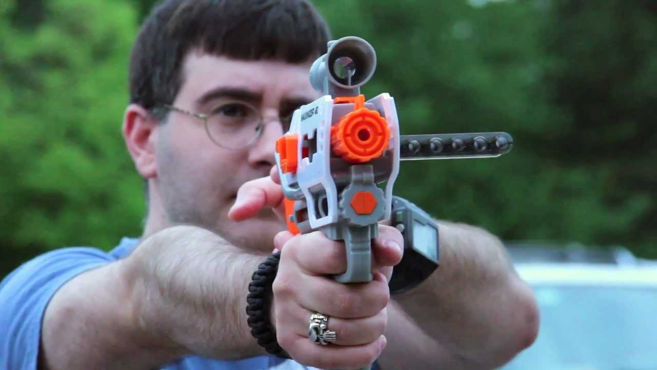 Maximizer 60 Spitball Blaster from ThinkGeek - YouTube