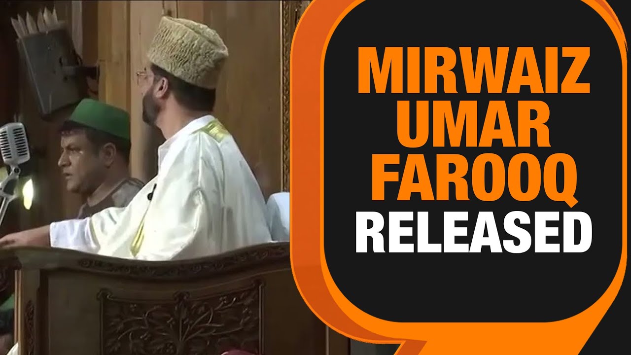 Separatist Kashmiri Leader Mirwaiz Umar Farooq Released from House Arrest After 4Yyears | News9 ...