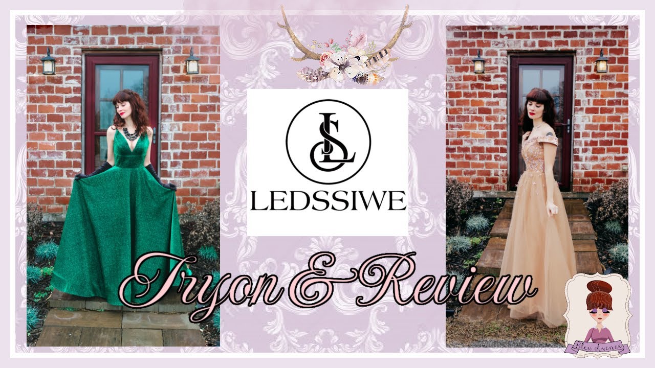 Ledssiwe Prom Dress Haul Tryon & Review - YouTube