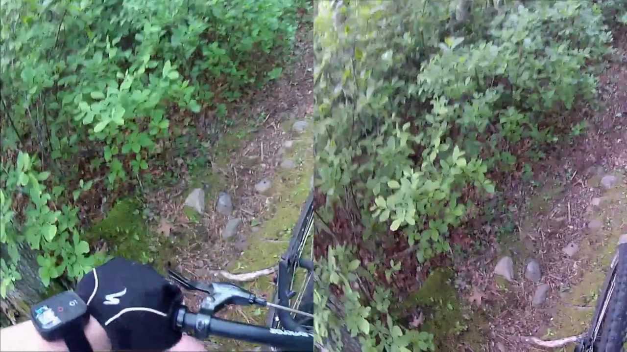 GoPro - Top Vs Side Helmet Mount Split Screen - YouTube