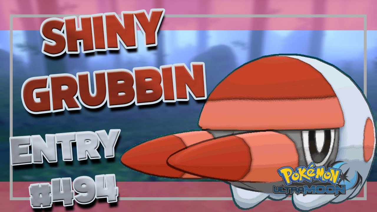 Shiny Grubbin via SOS Calls! Shiny Living Dex #494! - YouTube
