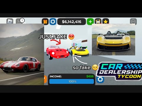 will car dealership tycoon be adding fake cars?/cdt - YouTube