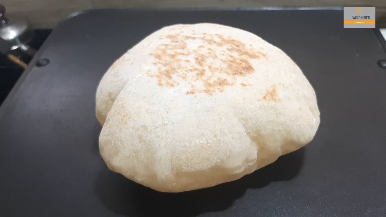 Pita Bread | Kuboos (using wheat flour & maida) | Recipe 159 in English ...
