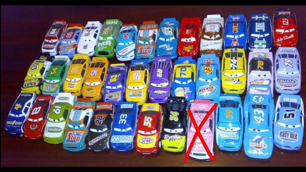 All of my piston cup racers I got from 2012 to 2023 - YouTube