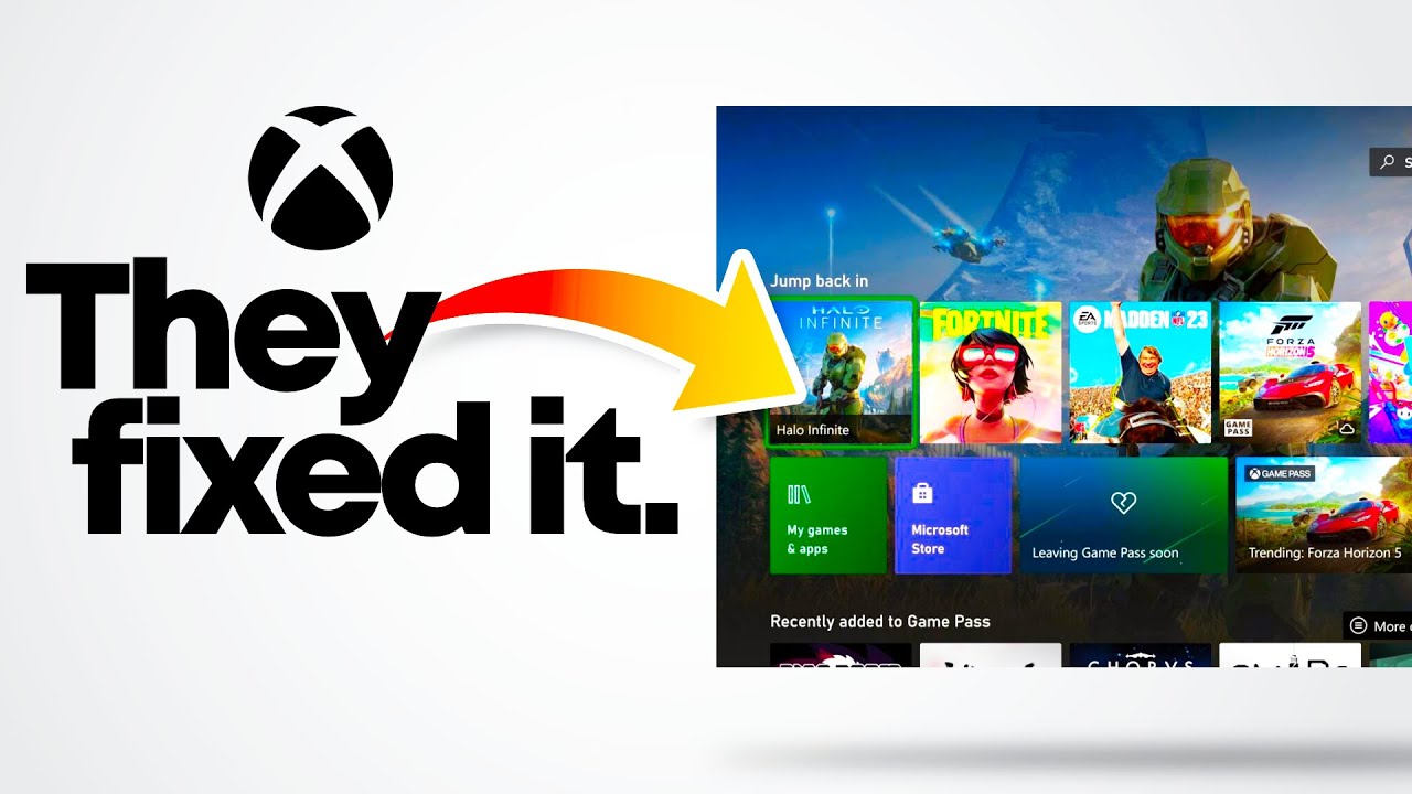 Microsoft nails it! NEW Xbox UI is perfect - YouTube