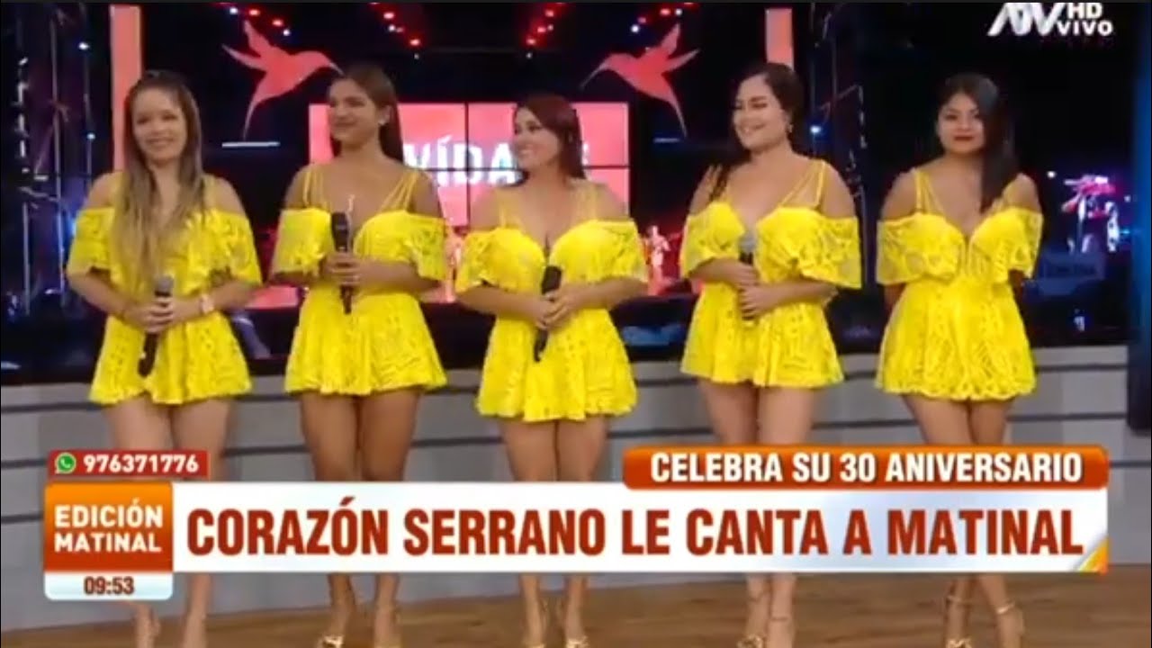 CORAZÓN SERRANO 2023, PROGRAMA EL MATINAL - YouTube