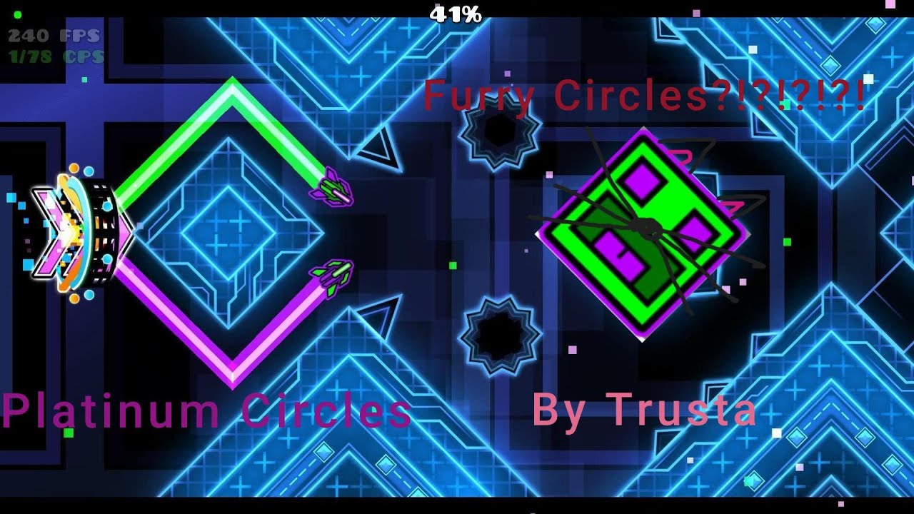 Geometry Dash 2 Plat Tier Circles levels Cat Planet by IcedCave and ...