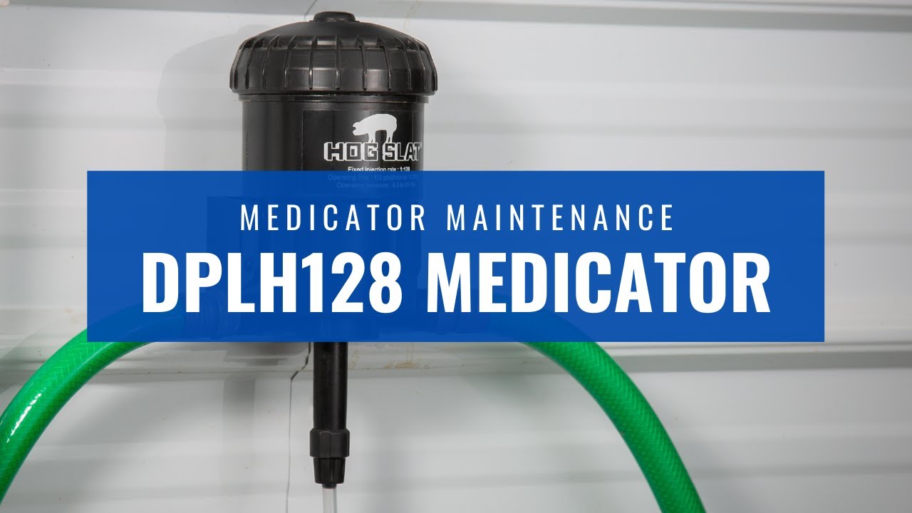 Hog Slat Medicator Maintenance - YouTube