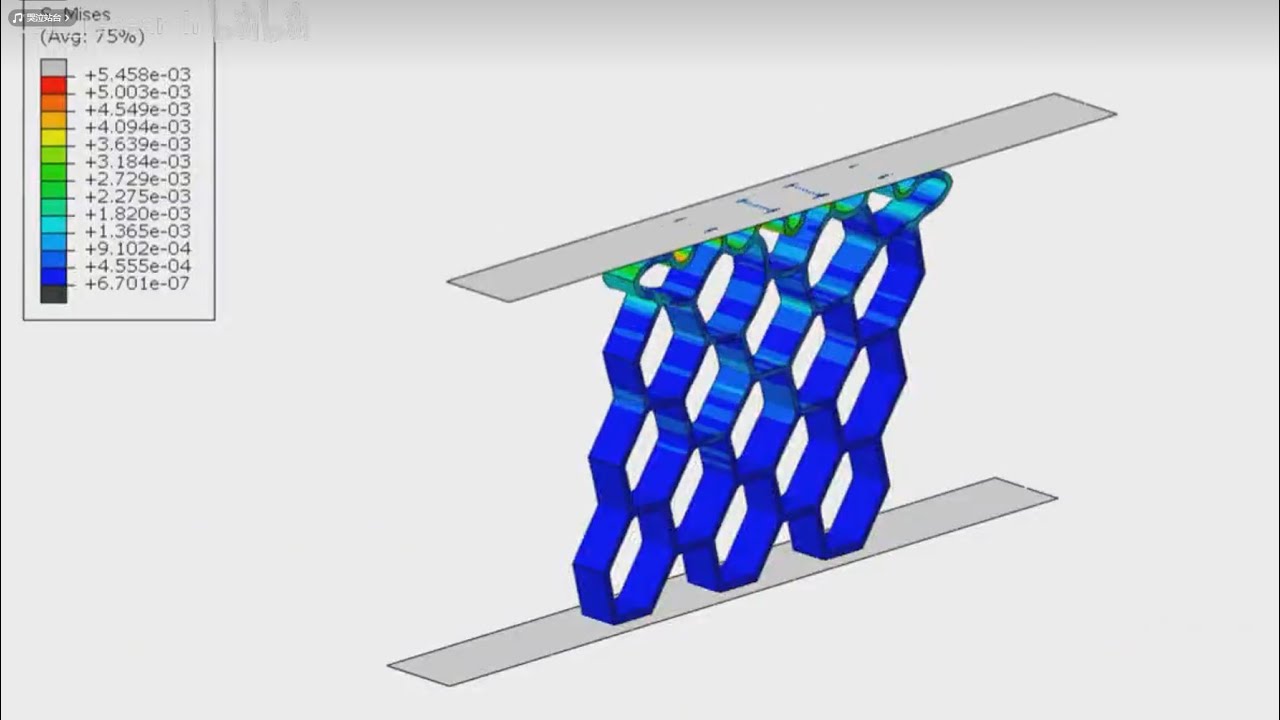 Porous material (graphite) compression simulation 多孔材料（石墨）压缩模拟 - YouTube