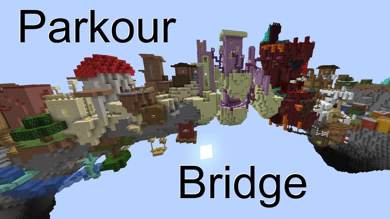 Minecraft Parkour - Parkour Bridge - YouTube