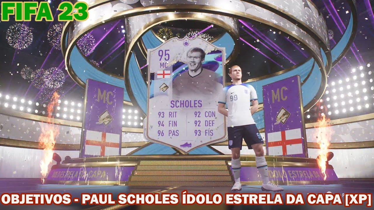 FIFA 23 | OBJETIVOS - PAUL SCHOLES ÍDOLO ESTRELA DA CAPA [XP ...