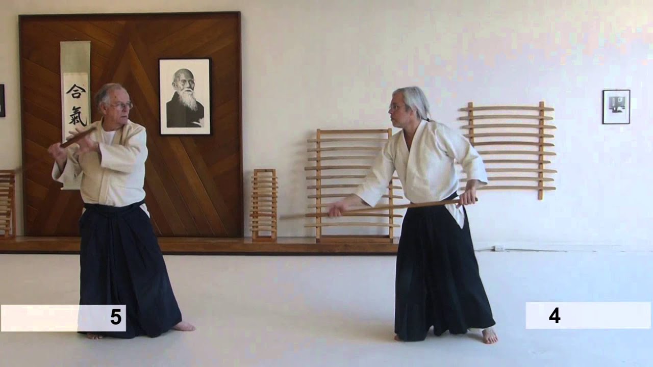 Twin Cities Aikido Center 13 Count Paired Jo Kata - YouTube