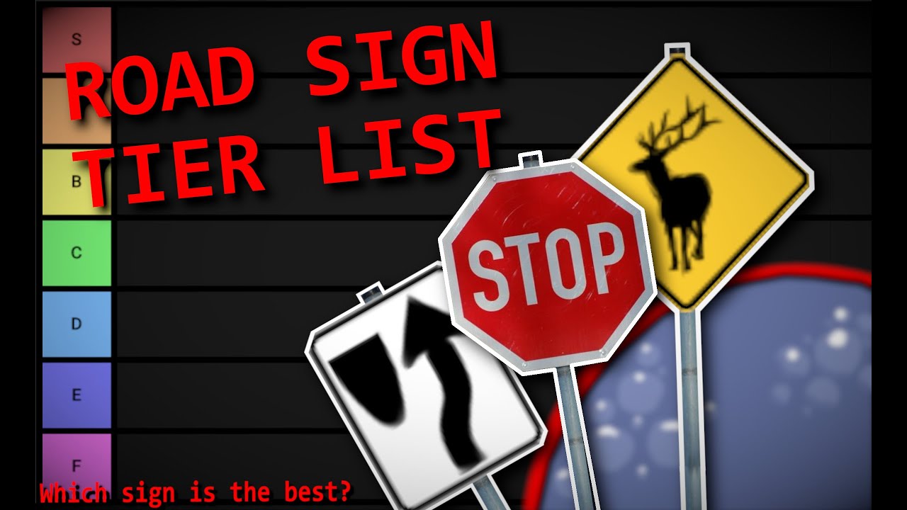 I Ranked 100+ Road Signs from the United States! Tier List video w ...