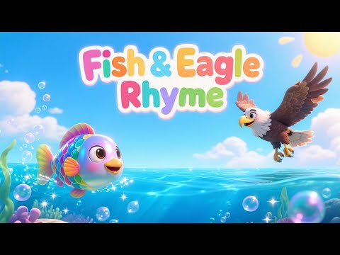 Fish and Eagle Rhyme 🐟🦅 | Kids Cartoon Nursery Rhymes | Cocomelon Style ...