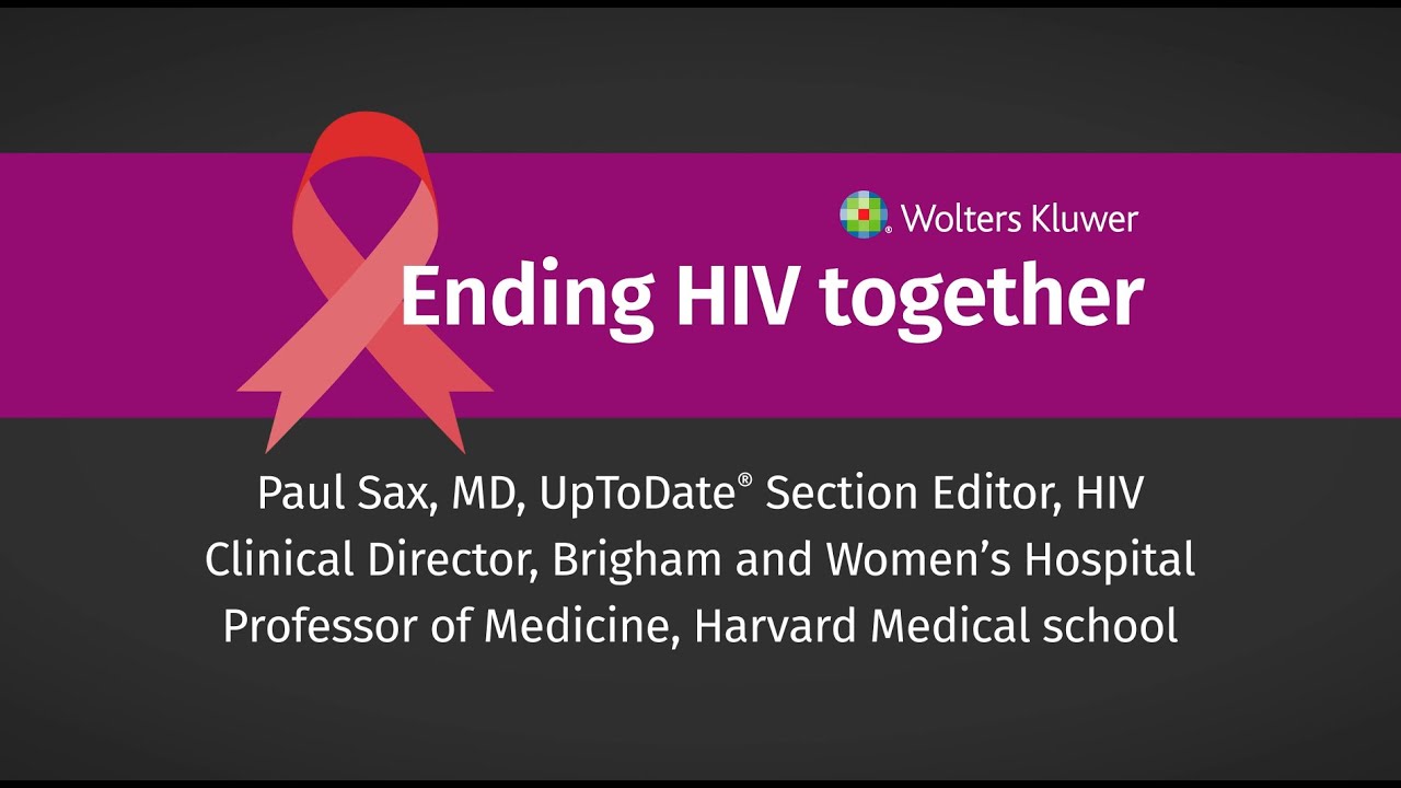 Paul Sax on HIV research and treatment - YouTube