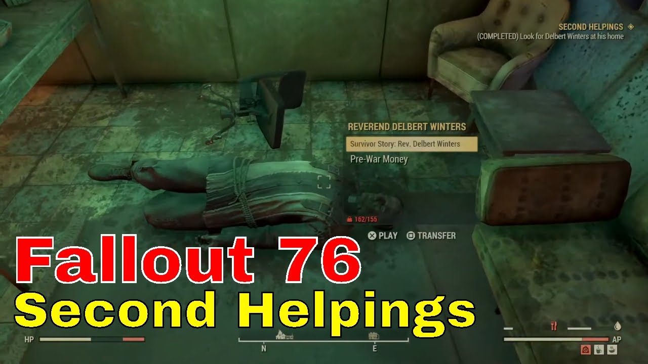 Fallout 76 Second Helpings - YouTube