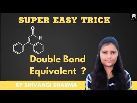 Double bond equivalent (DBE) | Degree of unsaturation | dbe calculation ...