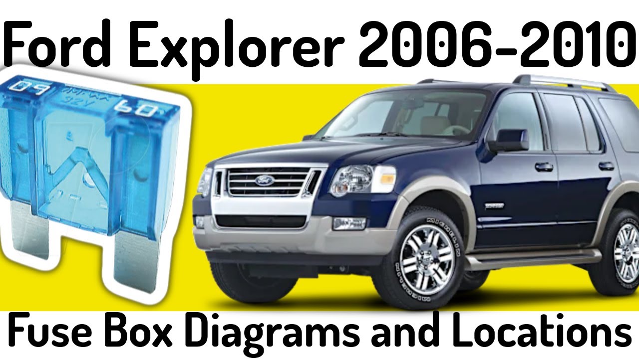 (2006-2010) Ford Explorer Fuse Box Diagrams and Fuse Panel Locations ...