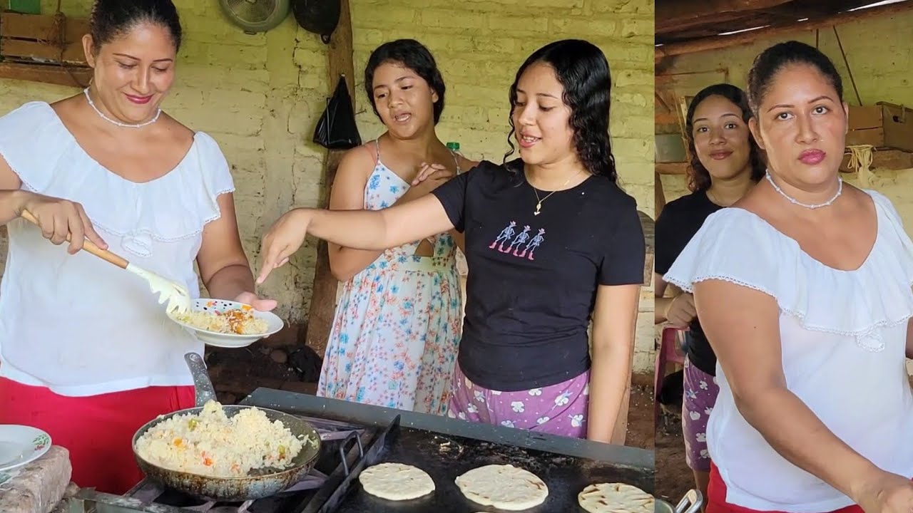 MIREN ASI DISFRUTAMOS DELA RICA COMIDA con papá y mamá - YouTube