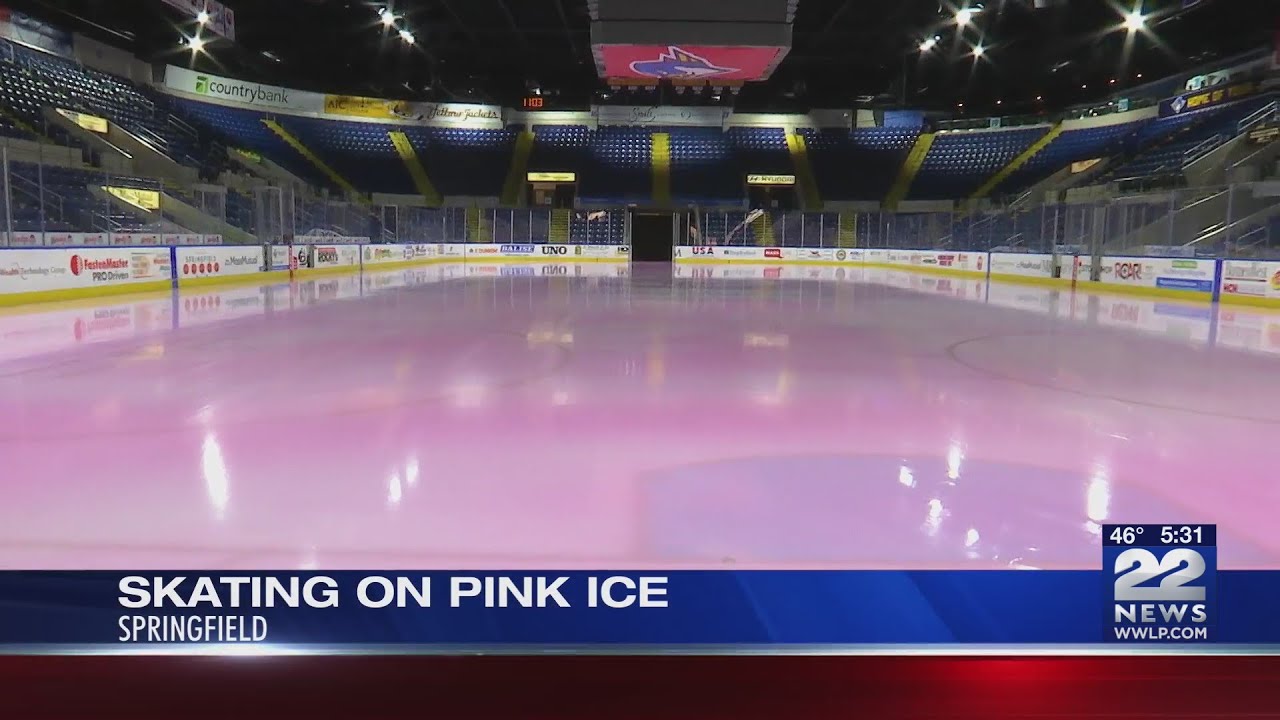 MassMutual Center prepares ice for Thunderbirds Pink in the Rink game ...