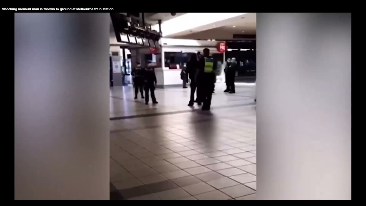 Man Brutally Slammed Into The Ground Hitting His Head by Vic Police at ...