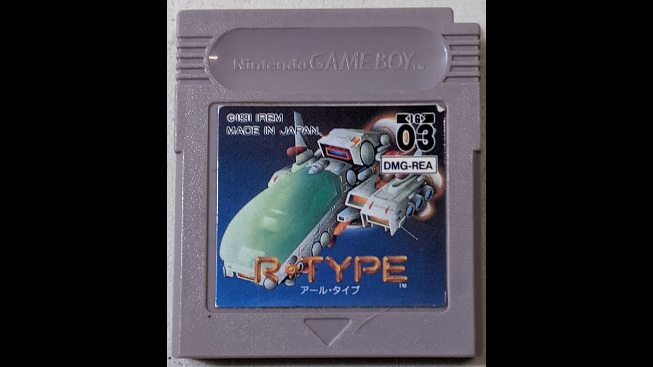 R Type game boy 1991 segunda fase completa - YouTube