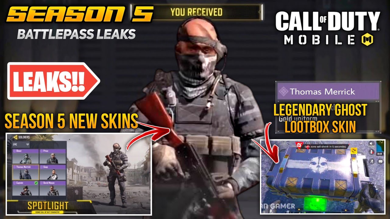 SEASON 5 THEME | SEASON 5 LEAKS | SEASON 5 NEW CHARACTER SKINS | NEW ...