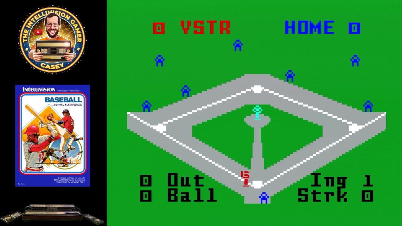 Intellivision MLB Baseball - Original 125 - YouTube
