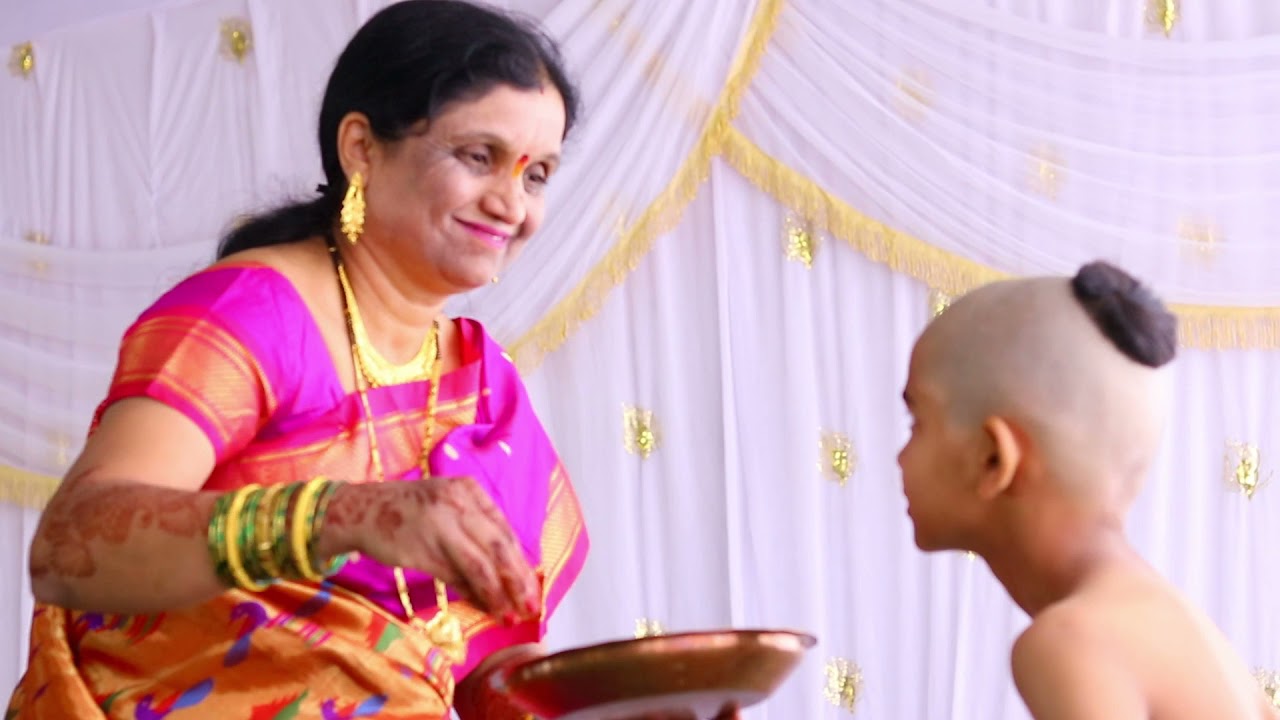 Thread ceremony (munj)-marathi video 2021 - YouTube