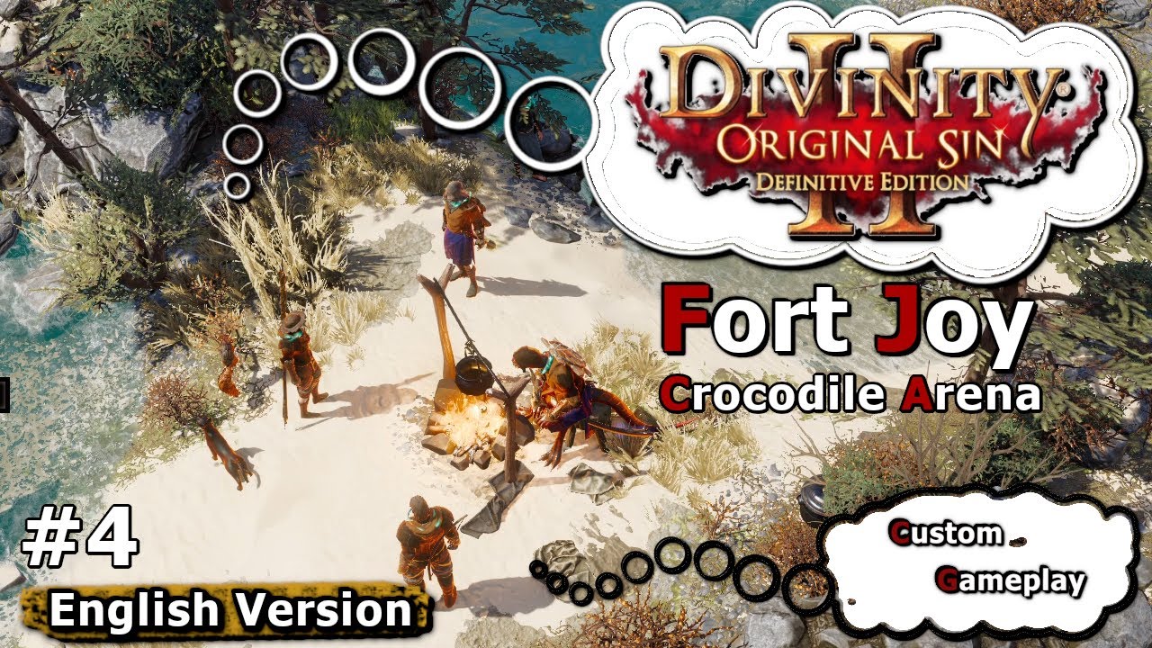 Divinity Original Sin 2: Crocodile Arena. ( Fort Joy ). #4 - YouTube